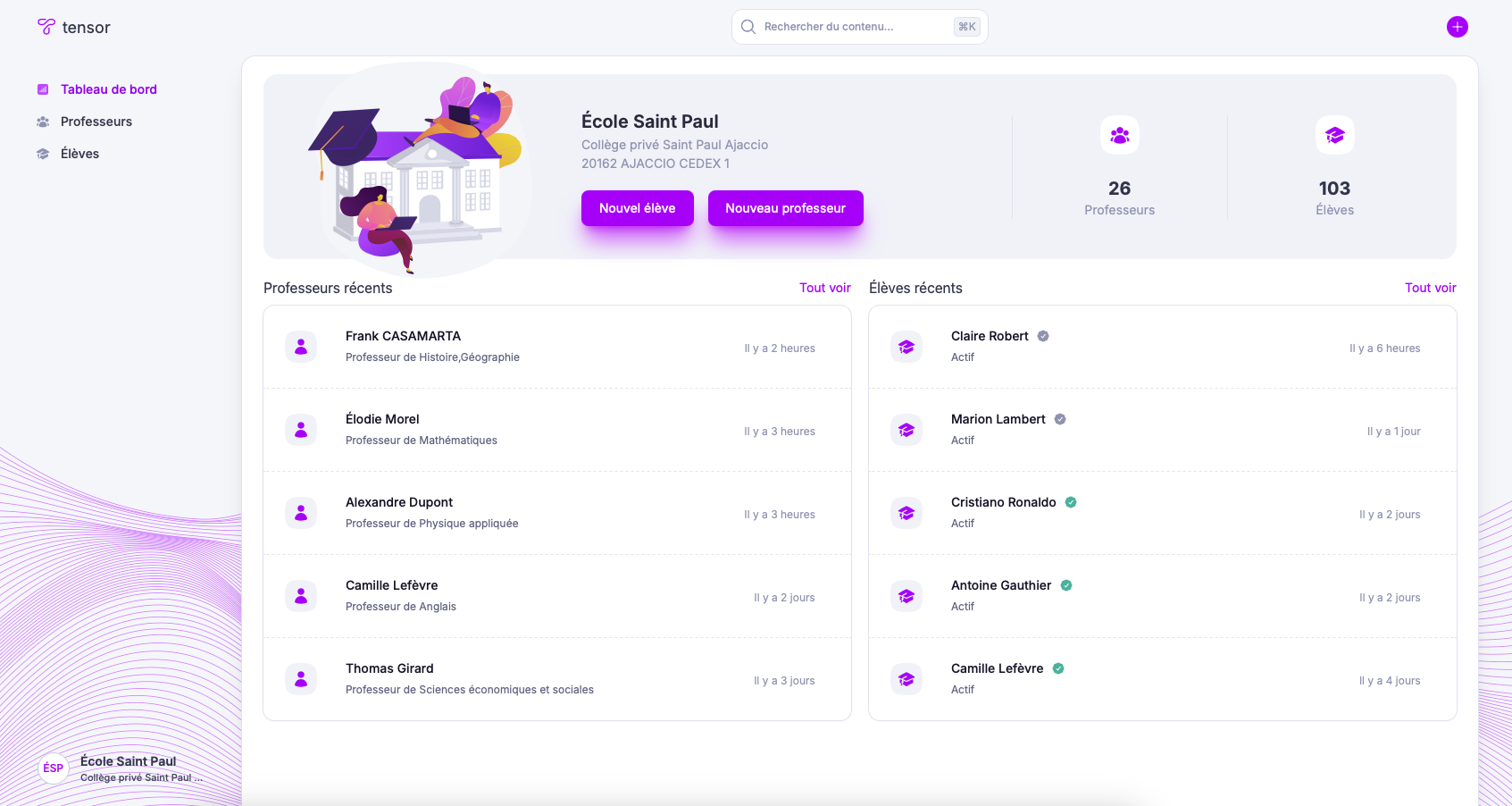 Tensor | Une solution numérique inclusive pour l’éducation